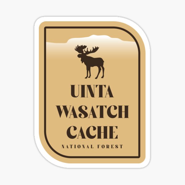 "Uinta Wasatch Cache National Forest" Sticker for Sale by ...