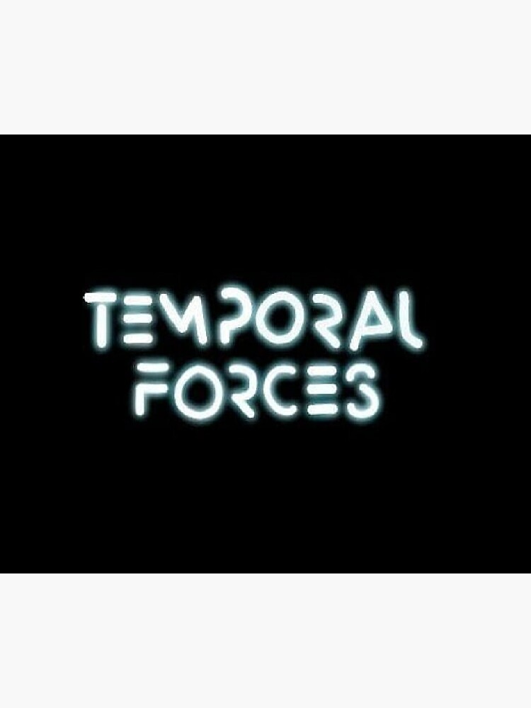 "Temporal Forces Logo with a black background" Sticker for Sale by ...
