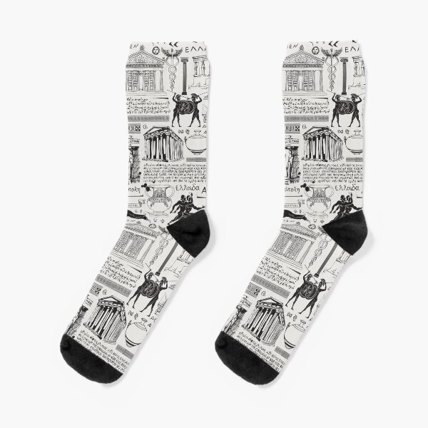" Ancient Greece" Socks for Sale by doniainart | Redbubble