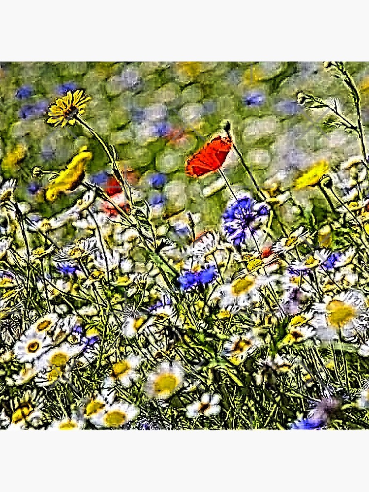 Wildflower meadow Premium Matte Vertical Poster sold by Gold Verna ...