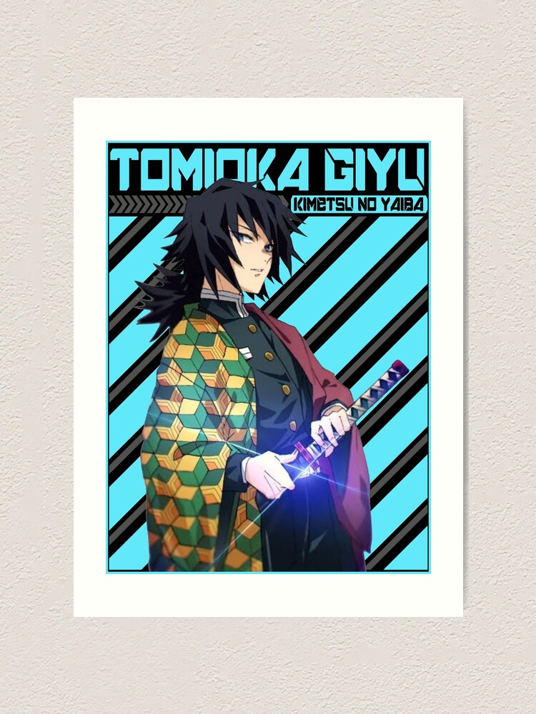 "KIMETSU NO YAIBA TOMIOKA GIYU" Art Print by VotreVPX | Redbubble