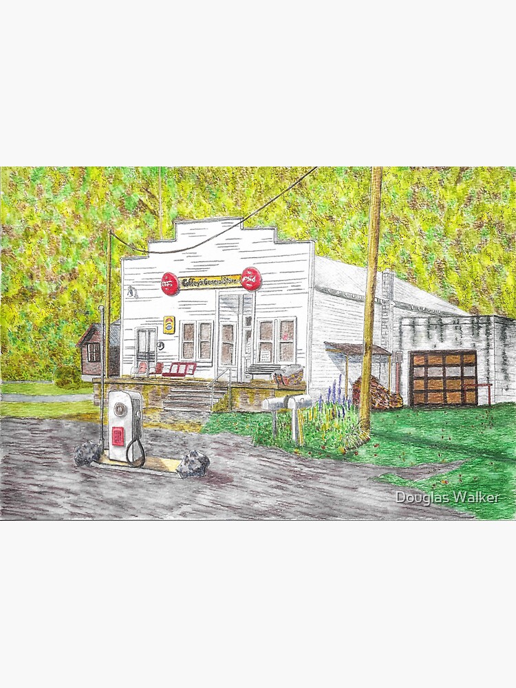 "Coffey's General Store, Edgemont, NC - Circa 1960's" Sticker for Sale ...