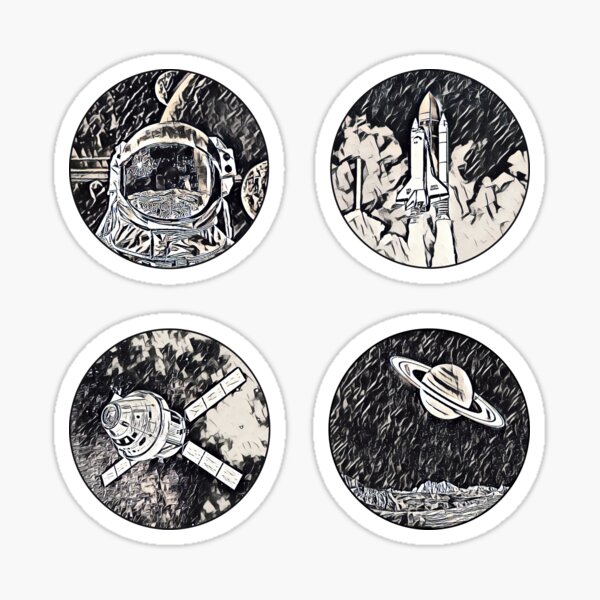 "Space Travel Pack" Sticker for Sale by Taphire | Redbubble