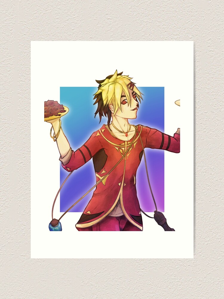 "Kuga Terunori Food Wars" Art Print for Sale by abeldrawings | Redbubble