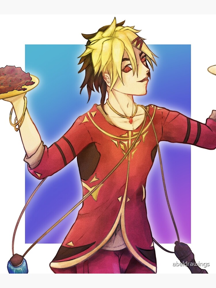 "Kuga Terunori Food Wars" Art Print for Sale by abeldrawings | Redbubble