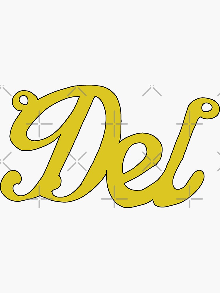 "Del Necklace - Wayne" Sticker for Sale by SedgeWren | Redbubble