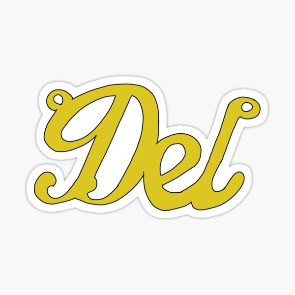 "Del Necklace - Wayne" Sticker for Sale by SedgeWren | Redbubble