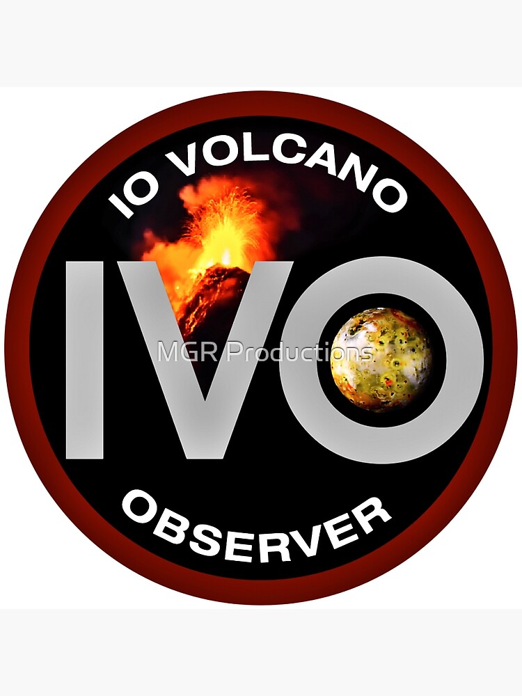 "Io Volcano Observer Logo" Poster by Quatrosales | Redbubble