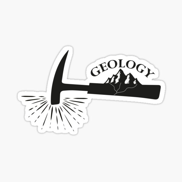 "Geology Rocks - Funny Retro Gift for Geologists T-shirt" Sticker for ...