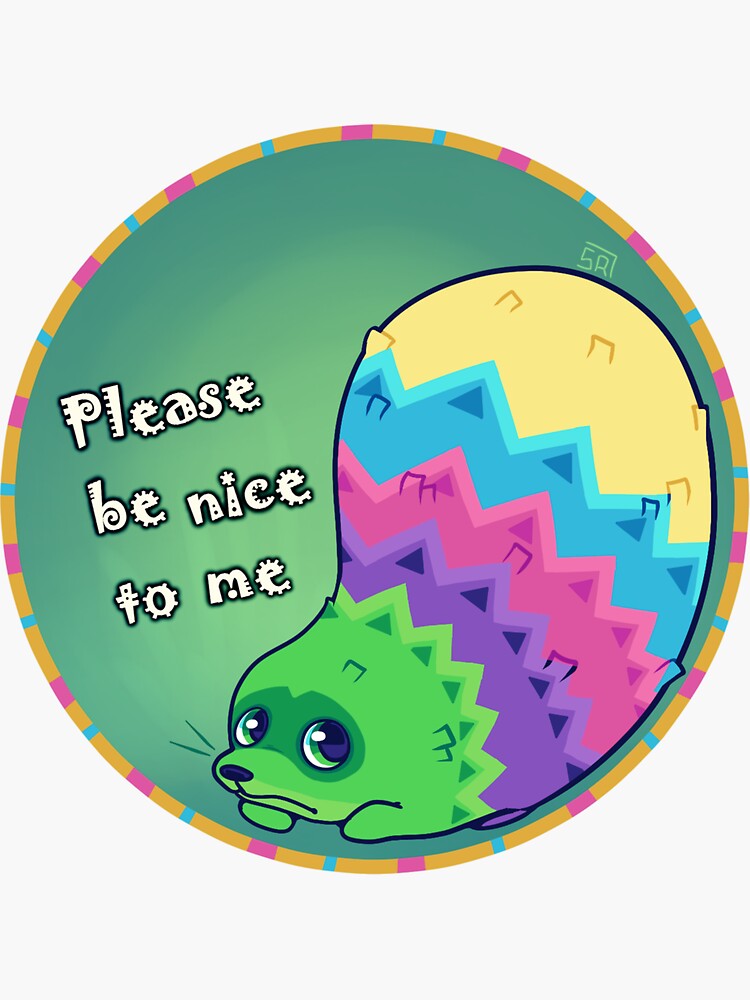 "Skittish Fudgehog - Viva Piñata Print" Sticker for Sale by Smashchu ...