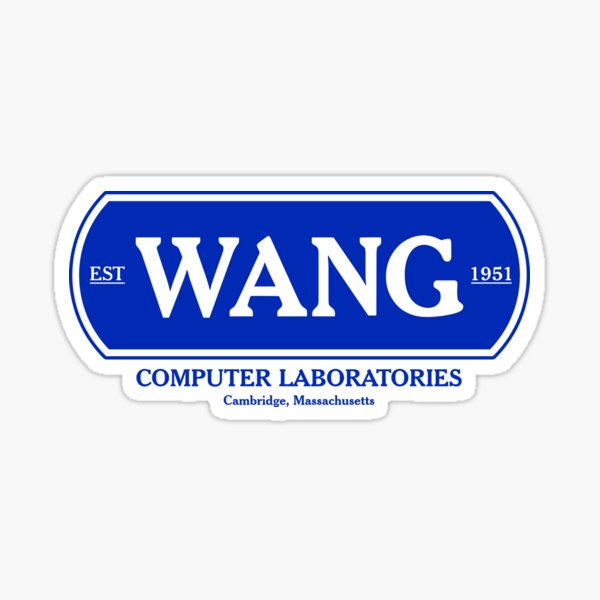 "WANG Computers (Retro) [Roufxis-Rb]" Sticker for Sale by RoufXis ...