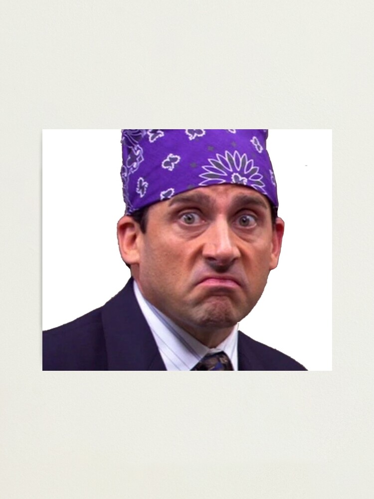 "michael scott - prison mike" Photographic Print for Sale by maddybedri ...