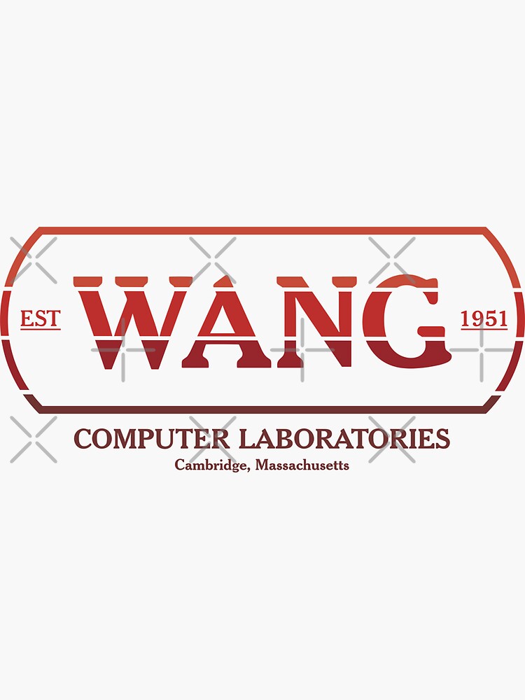 "WANG Computers (RedRetro) [Roufxis-Rb]" Sticker for Sale by RoufXis ...
