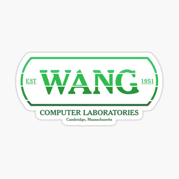 "WANG Computers (GreenRetro) [Roufxis-Rb]" Sticker for Sale by RoufXis ...