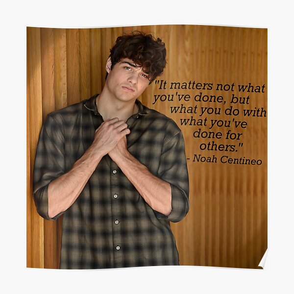 "noah centineo" Poster for Sale by samietz1 | Redbubble