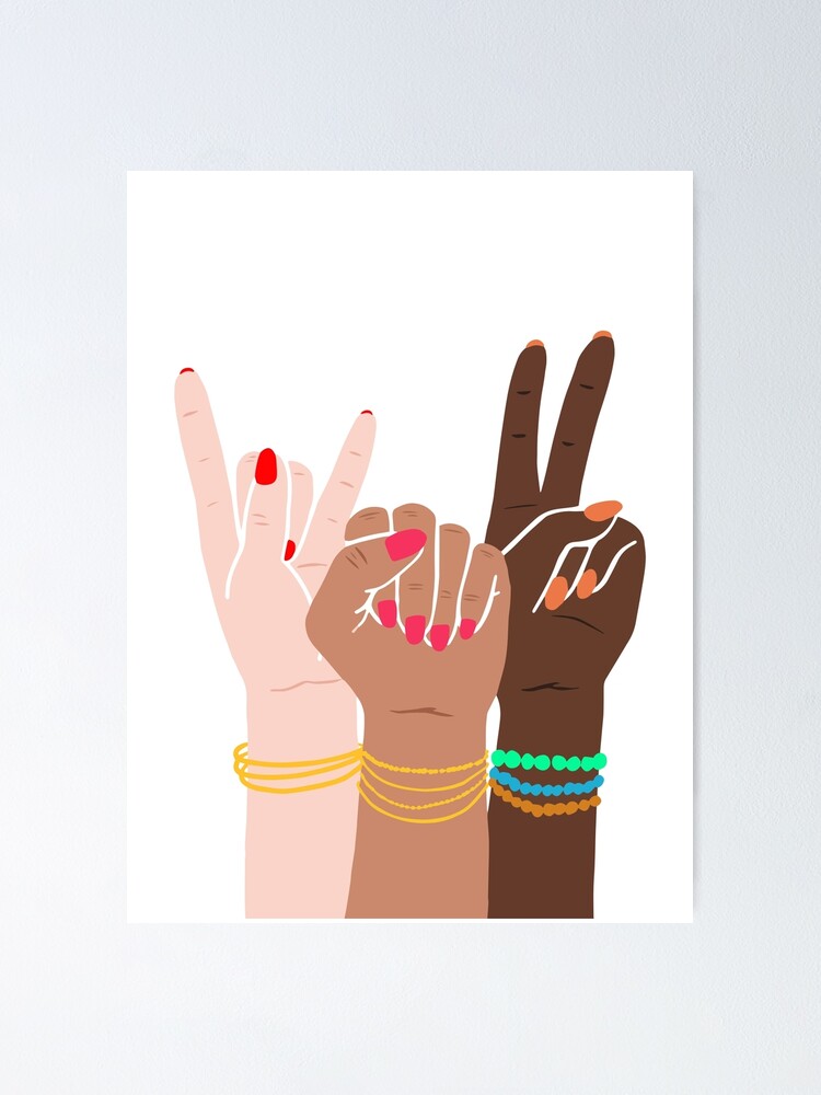 "Hands of Unity" Poster by AlurePrints | Redbubble