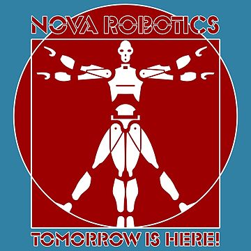 "Nova Robotics - Tomorrow Is Here!" Sticker for Sale by Paulychilds ...