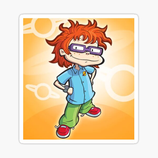 Chuckie All Grown Up Sticker By Austinxjennison Redbubble