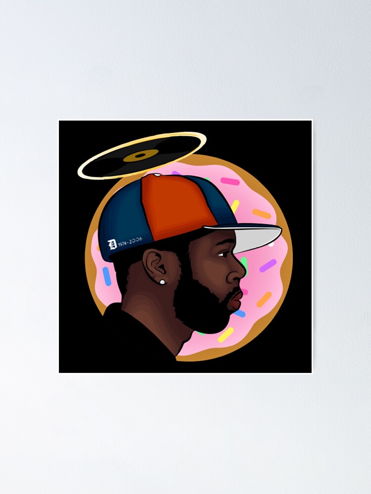 "J Dilla" Poster for Sale by StevenGentry | Redbubble