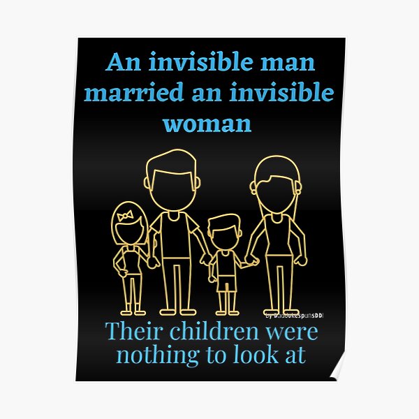 "Dumb Dad Jokes to roll your eyes at: An invisible man married an ...