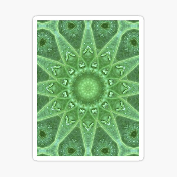 "Water Droplet Geometry - Nature Kaleidoscope" Sticker for Sale by ...