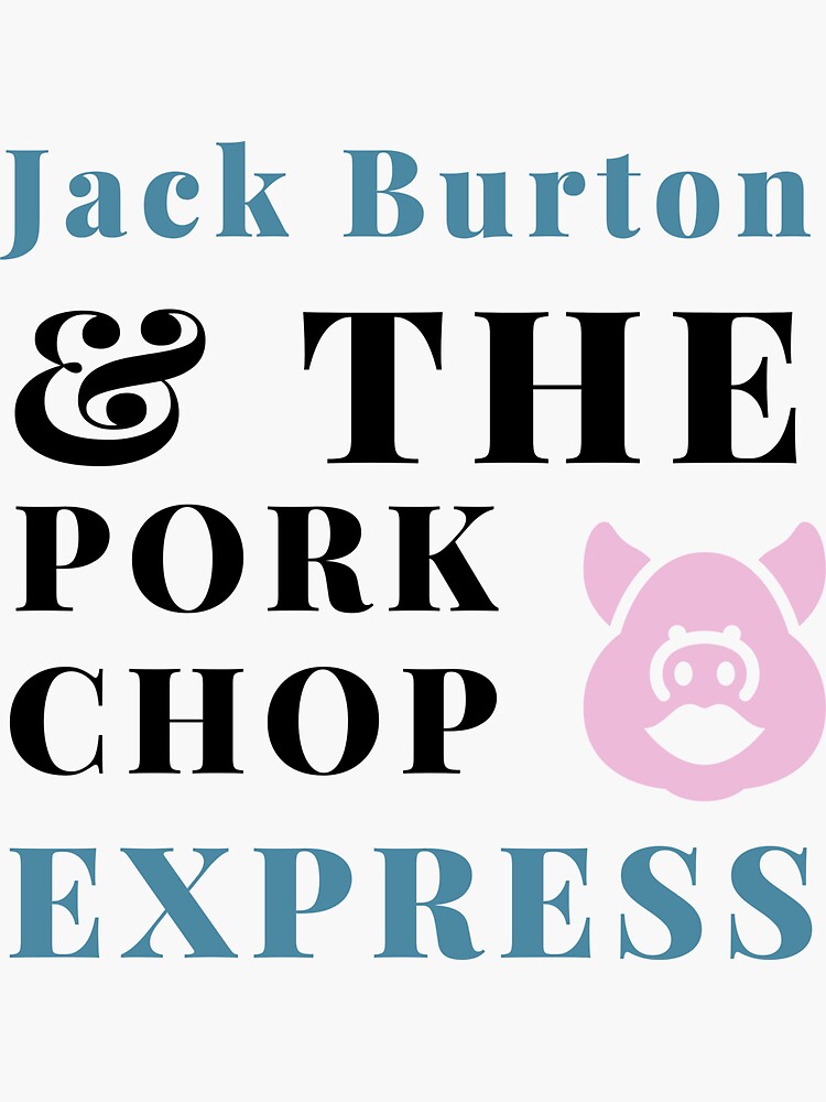 "Pork Chop Express" Sticker for Sale by Hey-Nice-Shirt | Redbubble