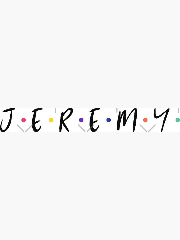"Jeremy Name" Magnet for Sale by Teelogic | Redbubble