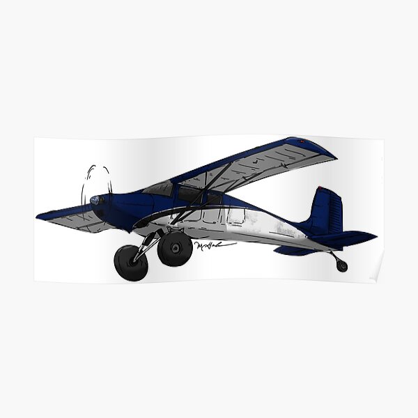 "STOL Airplane" Poster by Statepallets | Redbubble