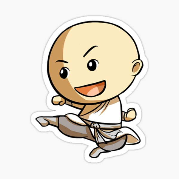 "Cute Chibi Baby Evans Flying Kick Pose" Sticker for Sale by ...
