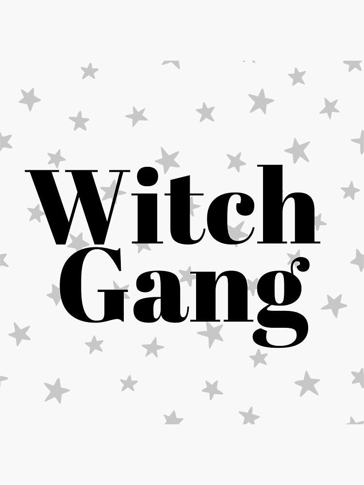 "Witch Gang" Sticker for Sale by PrintBanana | Redbubble