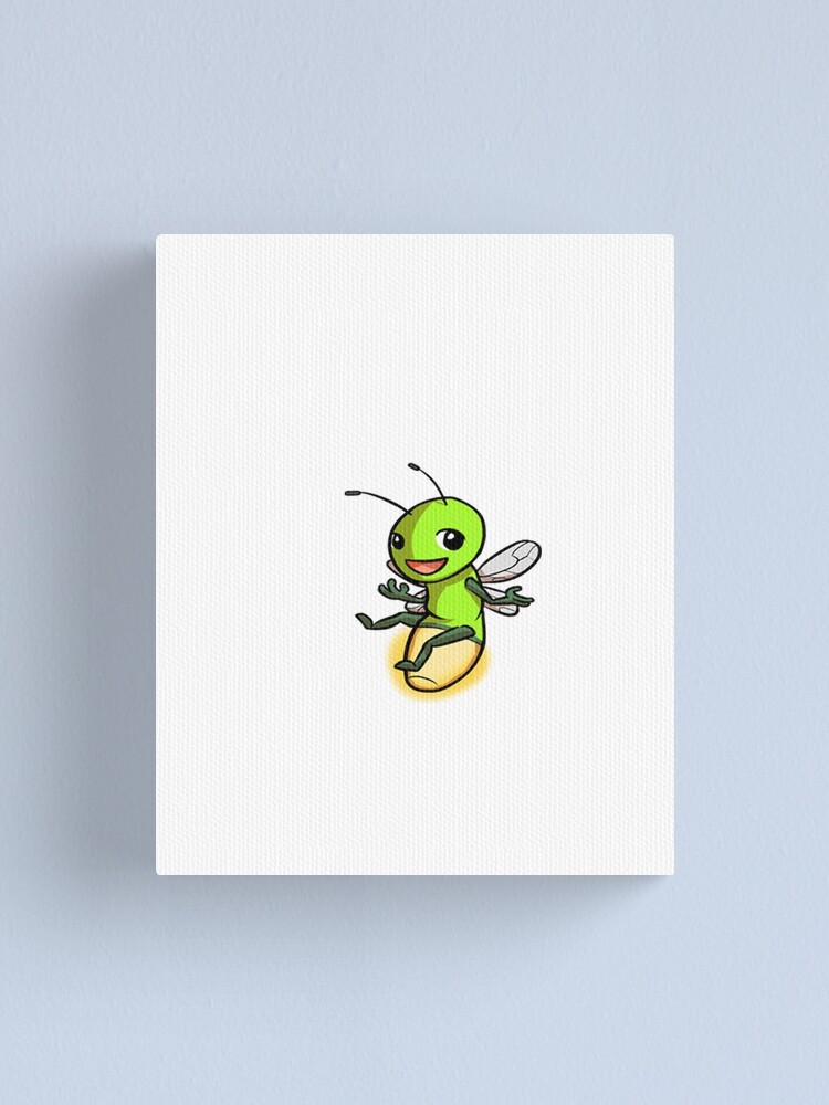 "Cute Chibi Light Firefly Flying Pose" Canvas Print for Sale by ...