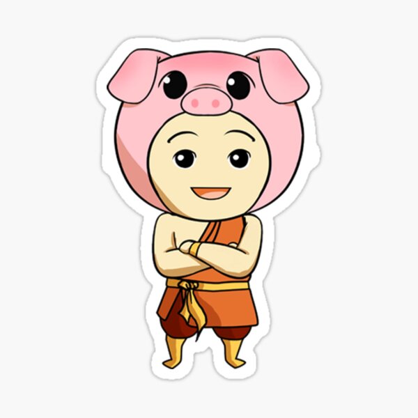 "Cute Chibi Baby Pico Morph with Guardian Pig" Sticker for Sale by ...