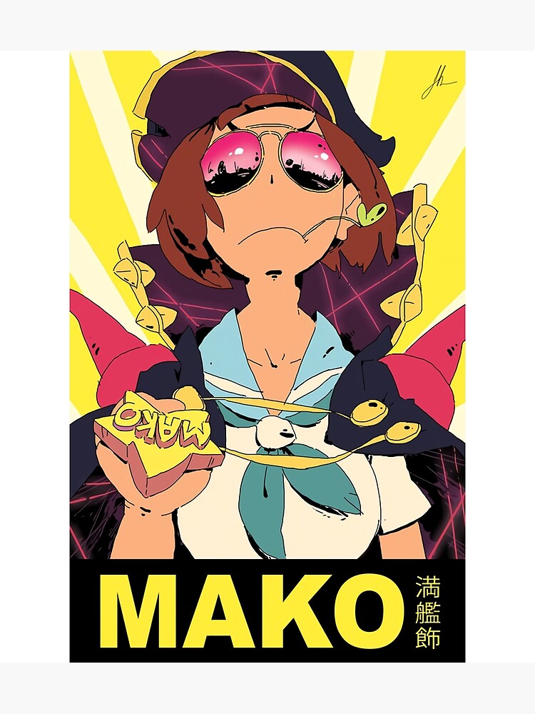 "Mako Mankanshoku Kill La Kill Anime" Art Print for Sale by ...