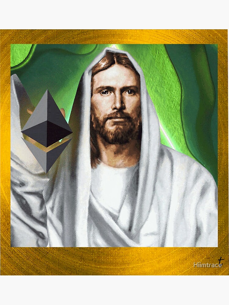 "Magic Jesus - Based on NFT" Sticker for Sale by Hiimtrace | Redbubble