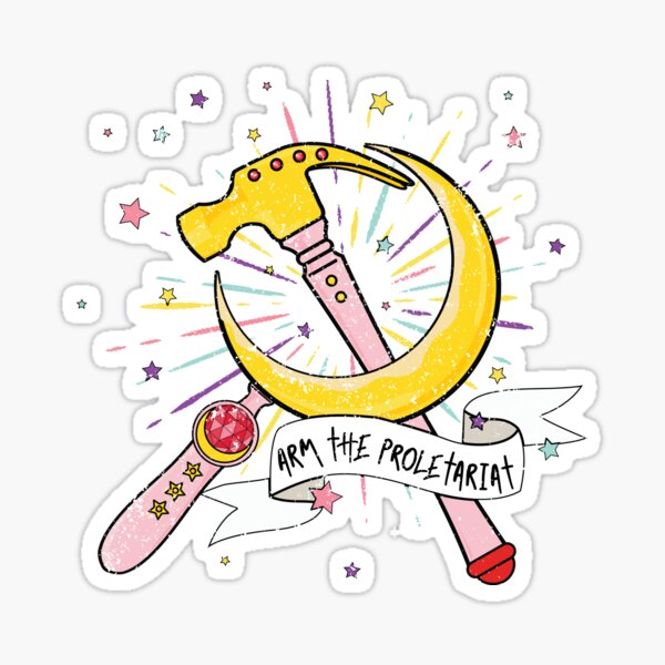 "Magical Comrade Arm the Proles" Sticker for Sale by Sunshine-Revolt ...