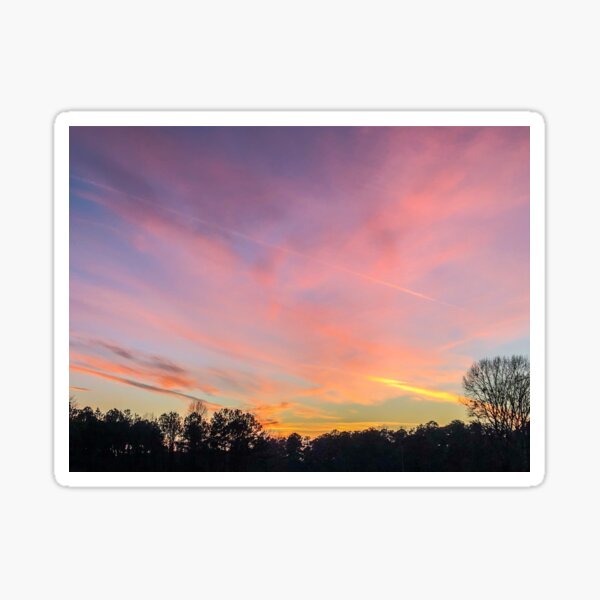 "sunset photo " Sticker for Sale by spookyhaley42 | Redbubble