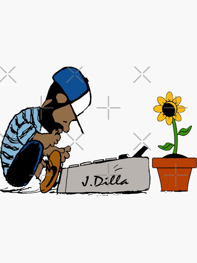 "J. Dilla" Sticker for Sale by StevenGentry | Redbubble