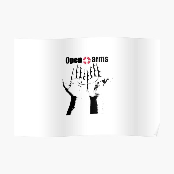 "open arms" Poster for Sale by Artroma | Redbubble