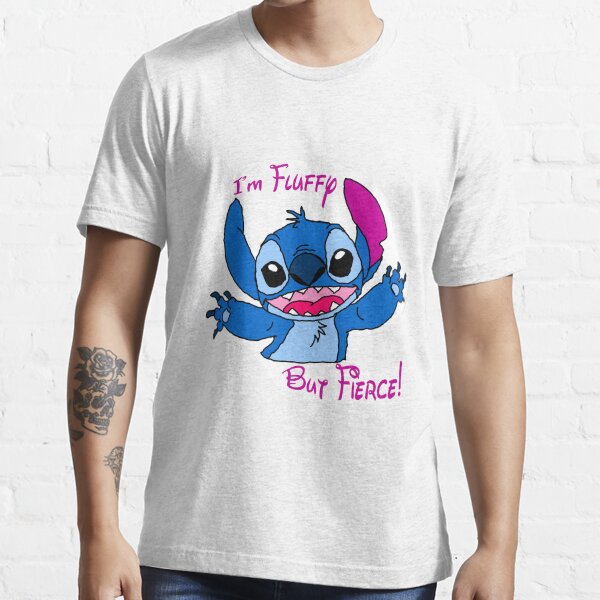 "Stitch - Fluffy but fierce" T-shirt for Sale by RoussieTheFox ...