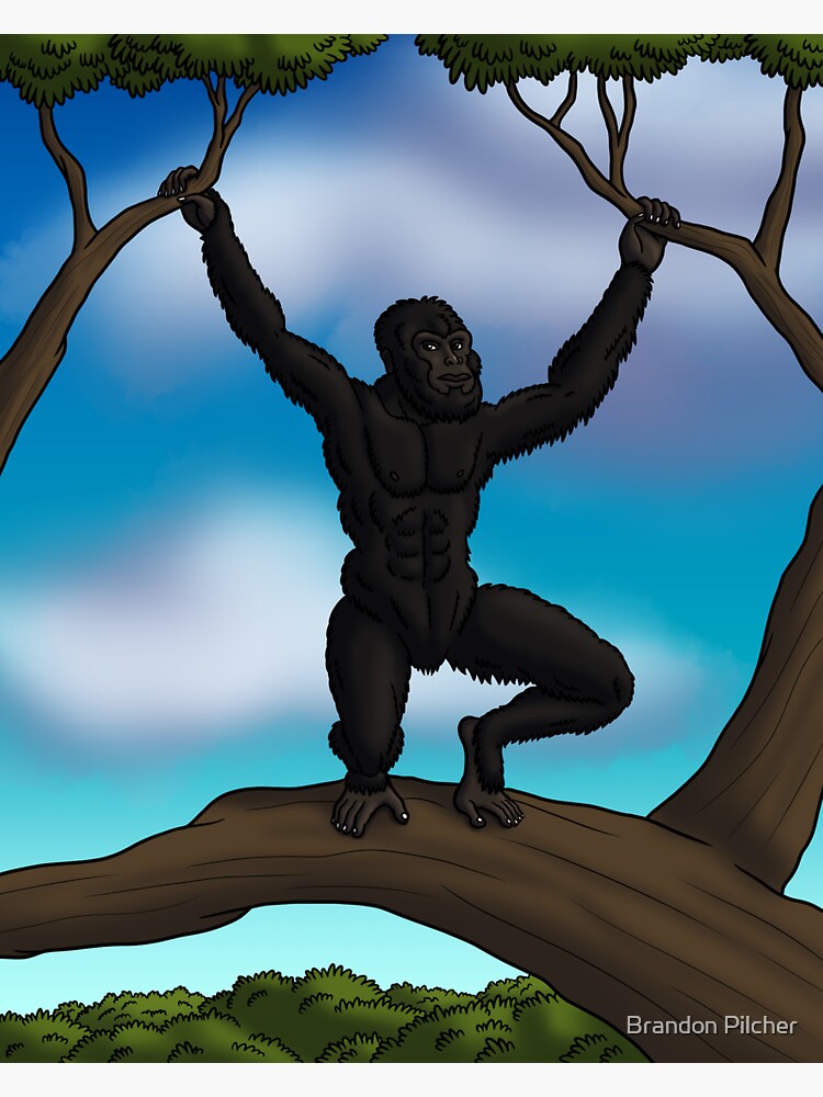 "Sahelanthropus" Sticker by Tyrannohotep | Redbubble