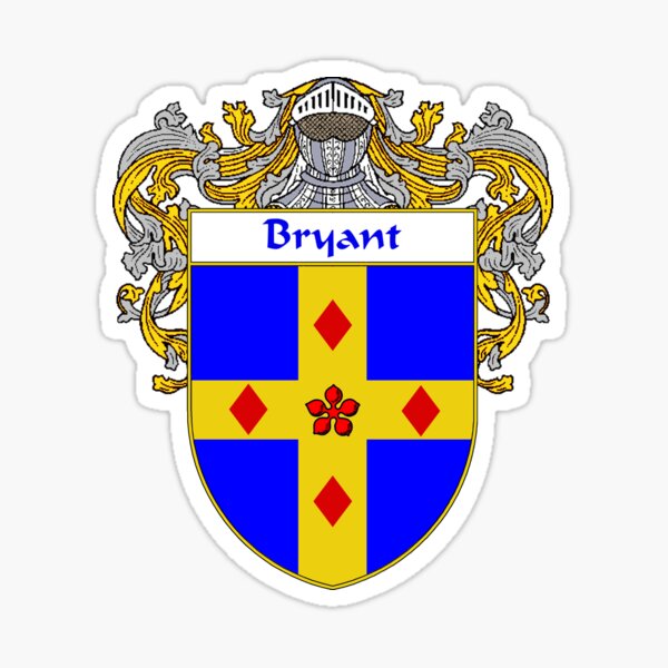 "Bryant Coat of Arms/Family Crest" Sticker for Sale by IrishArms ...