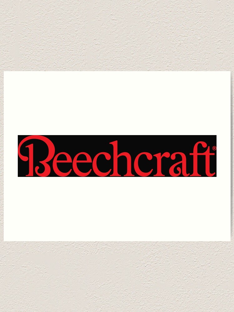 "BEECHCRAFT AIRCRAFT LOGO" Art Print for Sale by tutuphidung | Redbubble