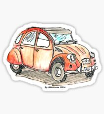 Citroen 2cv Stickers | Redbubble