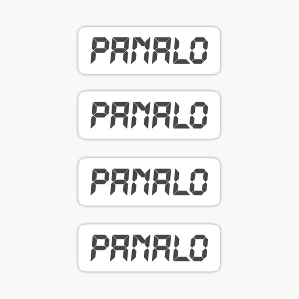 "PANALO " Sticker for Sale by iccdesign | Redbubble