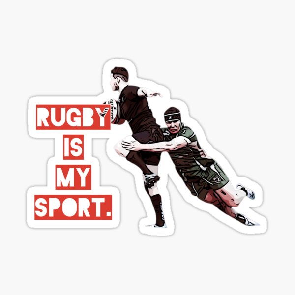 "Rugby " Sticker by ExtraCringe | Redbubble