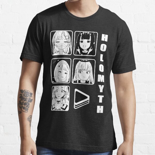 "Hololive EN Holomyth Grayscale" T-shirt for Sale by UDTee | Redbubble ...