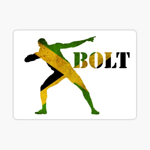 "Usain Bolt" Sticker for Sale by TDCartoonArt | Redbubble