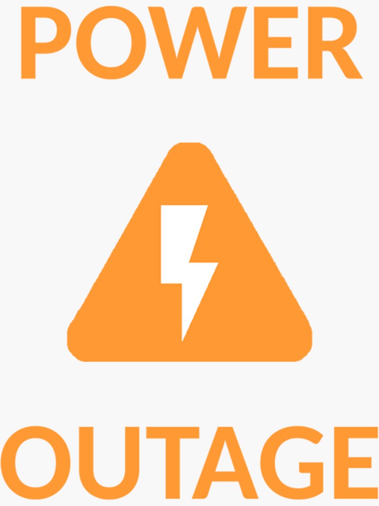 "Satisfactory Game - Power Outage" Sticker by CornerDoorStore | Redbubble