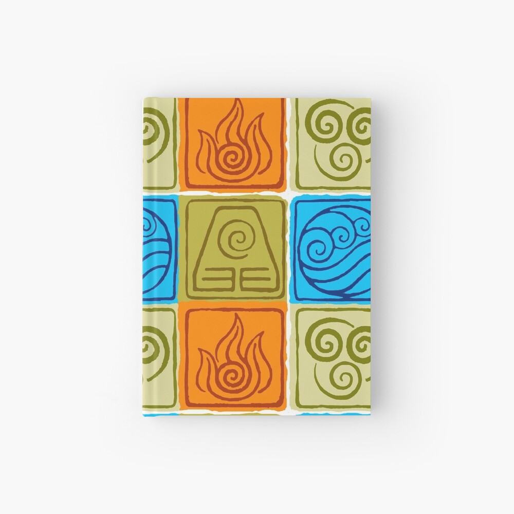 "The Four Elements - Avatar: The Last Airbender" Hardcover Journal by ...