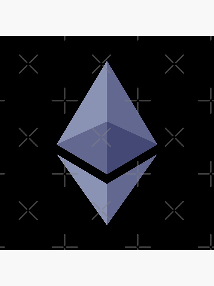 "Ethereum Diamond Blue Logo" Poster for Sale by Tomsyd | Redbubble